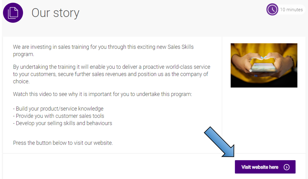 Activity Types: Link – On.Board (by Prosell Learning Ltd)