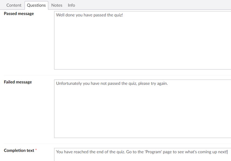 Activity Types: Quiz – On.Board (by Prosell Learning Ltd)