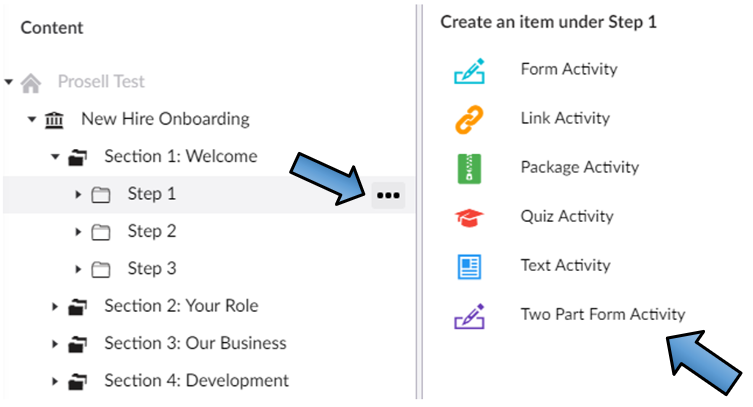 Creating an activity and defining its content fields – On.Board (by ...