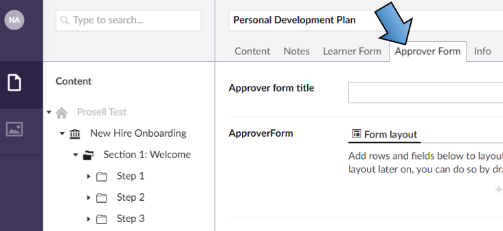 Activity Types: Two Part Form – On.Board (by Prosell Learning Ltd)