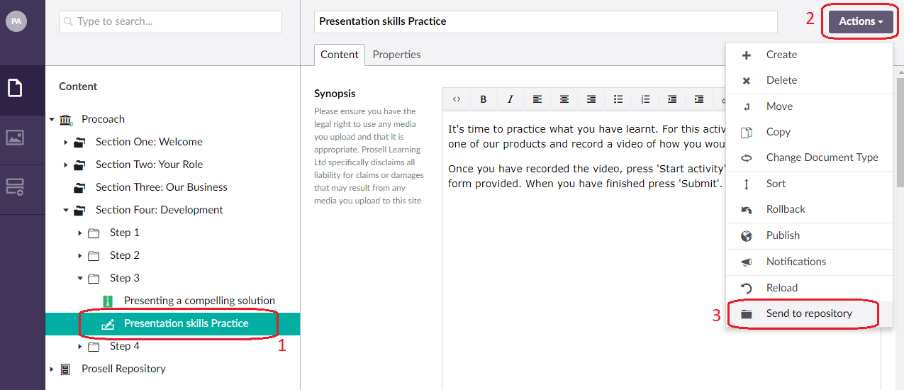 March 2018: Activity Repository – On.Board (by Prosell Learning Ltd)
