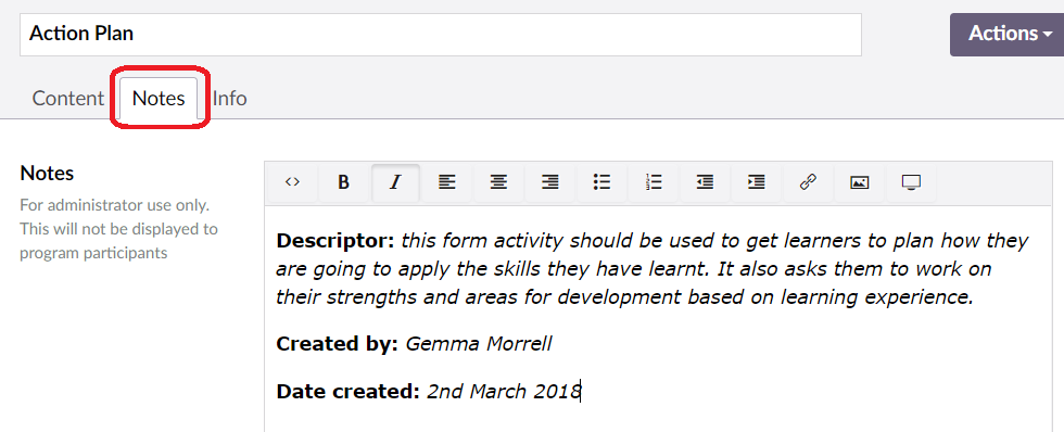 March 2018: Activity Repository – On.Board (by Prosell Learning Ltd)