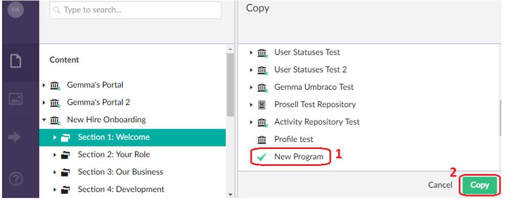 Copying Content Across Programs as a Super Administrator – On.Board (by ...